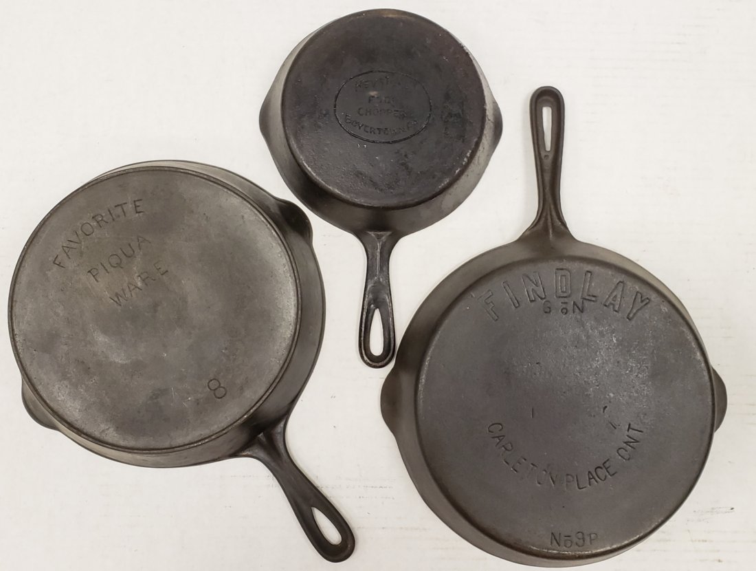 Cast Iron Lot Skillets, Piqua Ware, Keystone, Findlay - Dec 12, 2020 ...