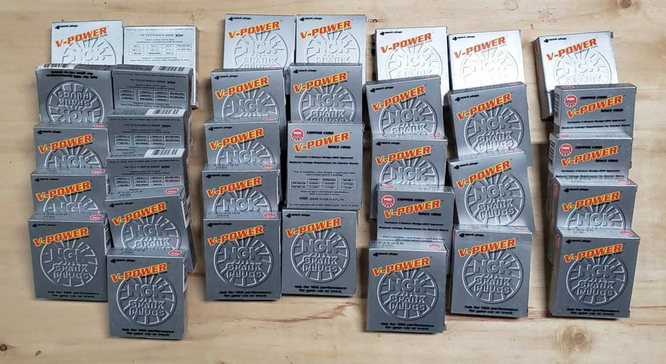 Lot Of 35 Ngk Spark Plug Boxes