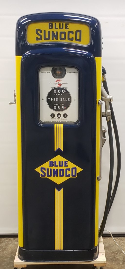 1950's Restored Wayne Blue Sunoco Gas Pump - Jun 26, 2021 | Rockabilly ...