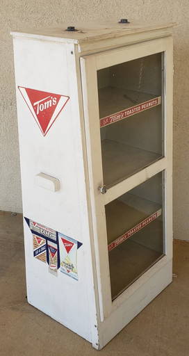 Tom's Toasted Peanuts Store Display Cabinet