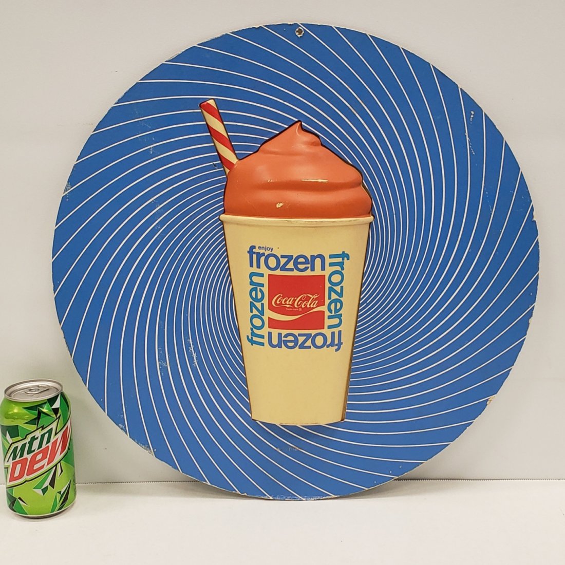 For Auction: Enjoy Frozen Coca Cola Vacuform sign (#0204) on Jun 26 ...