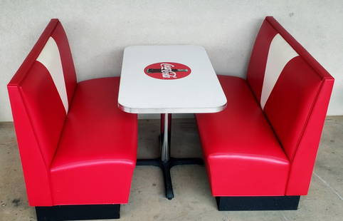 Coca Cola Diner Booth