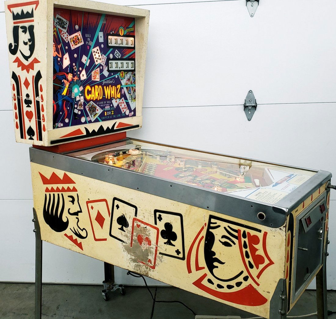 Gottlieb's Card Whiz Pinball Machine