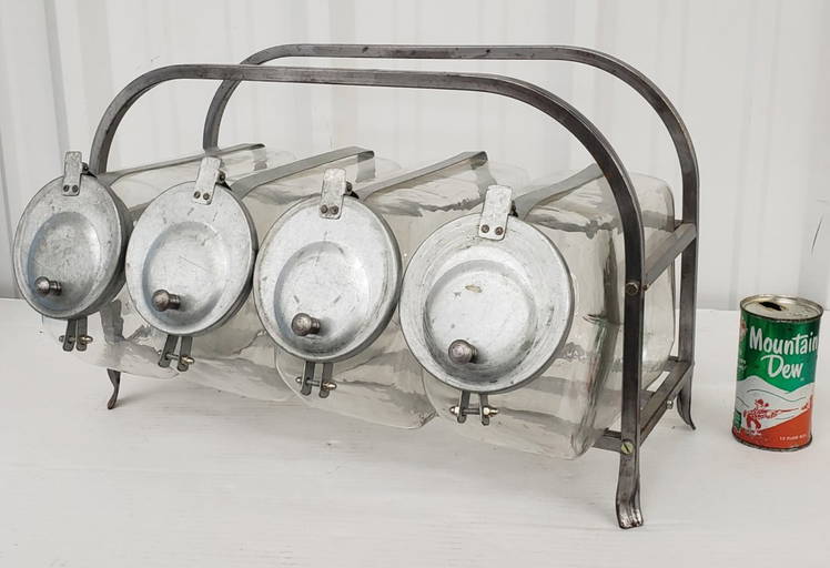 Country Store Candy / Cracker Jars with Rack - Dec 11, 2021 ...