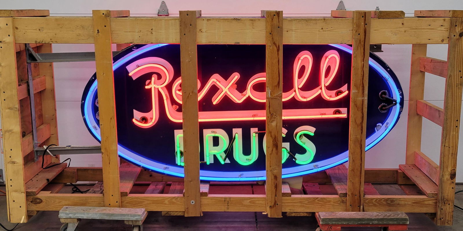 Rexall Drugs Double Sided Porcelain Neon Sign (#0100) on Mar 26, 2022 ...