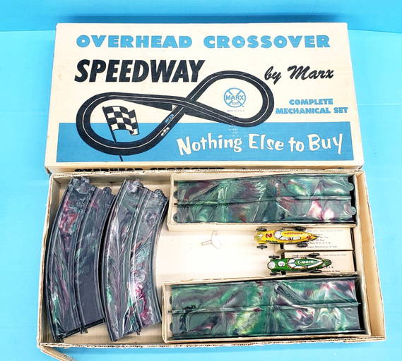 Speedway Racetrack Overhead Crossover By Marx
