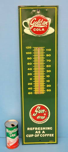 Sun Drop Golden Girl Cola Thermometer