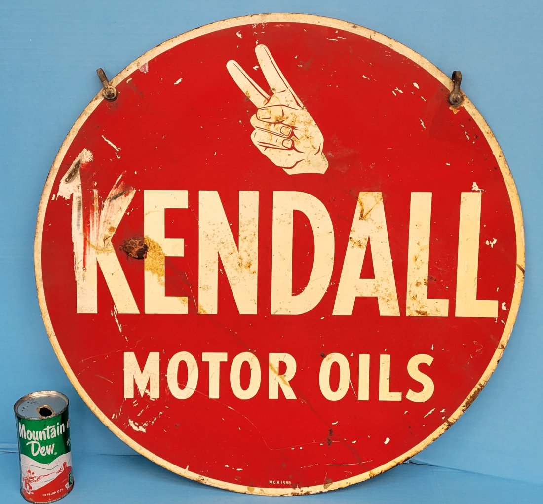 Kendall Motor Oil Metal Sign