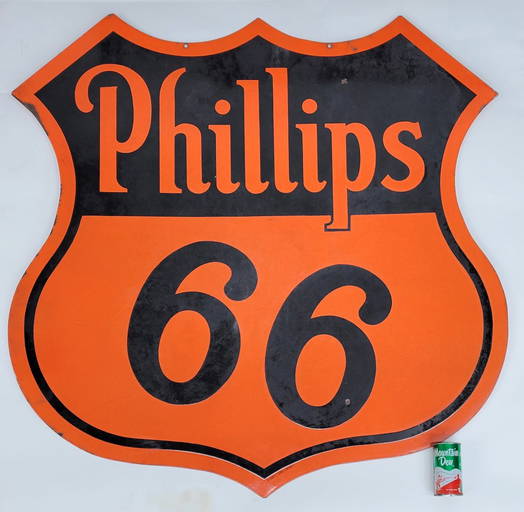 Phillips 66 Double Sided Porcelain Sign (#0063) on Sep 17, 2022 ...