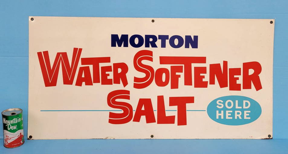 Morton Water Softener Salt Sign