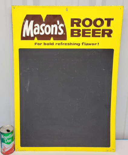 Mason's Root Beer Menu Board Sign