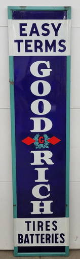 Goodrich Tires Batteries "Easy Terms" Porcelain Sign - Dec 03, 2022 ...