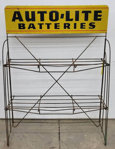 Auto Lite Battery Rack Display