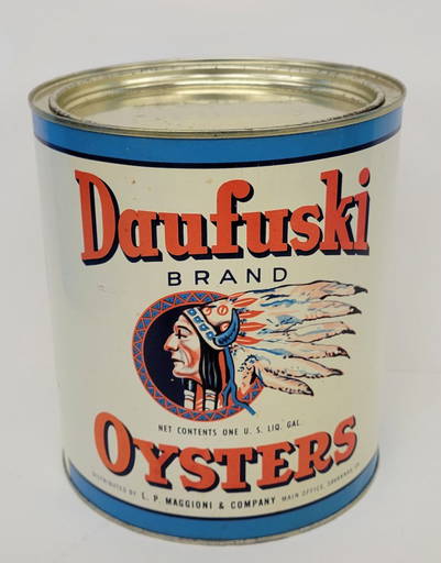 Daufuski Brand Oyster Can