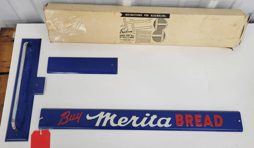 Buy Merita Bread Metal Door Push Nos