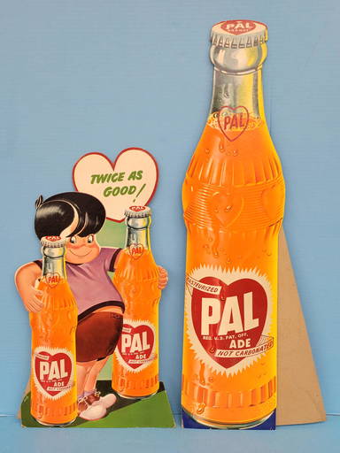 Pair Of Pal Cardboard Easel Back Display Signs
