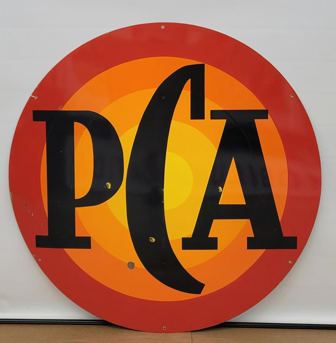 Pca 60" Ssp Sign W/ Bullseye Auction
