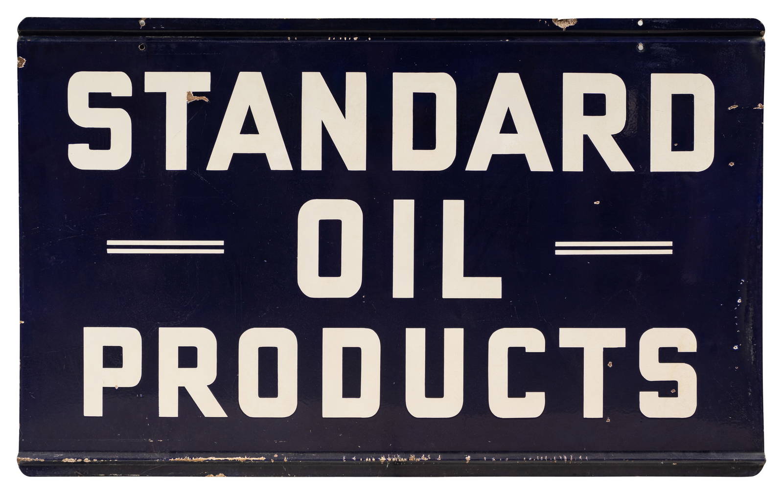 Standard Oil Products Double Sided Porcelain Sign Auction