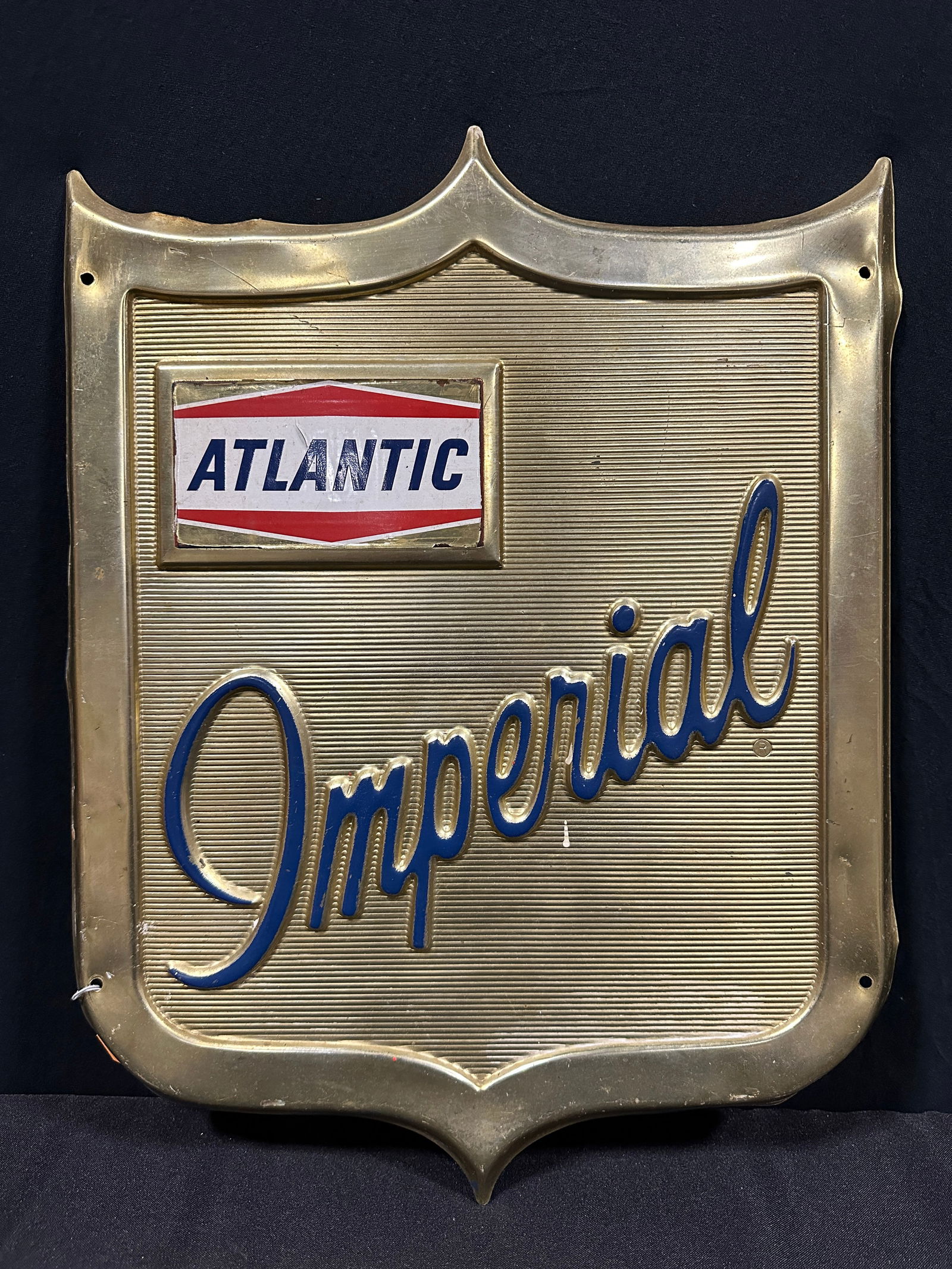 Atlantic Imperial Tin Metal Sign Auction
