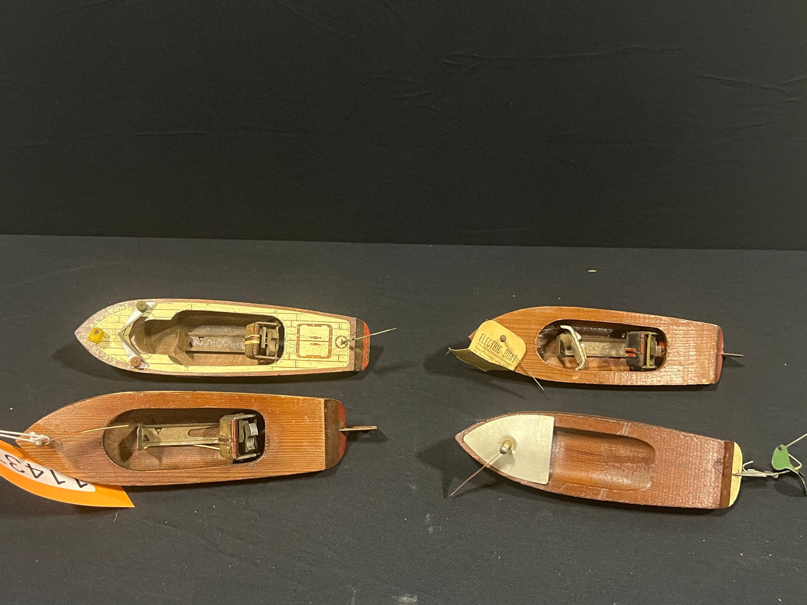 Keystone Electric Battery Wood Boat Toys Auction