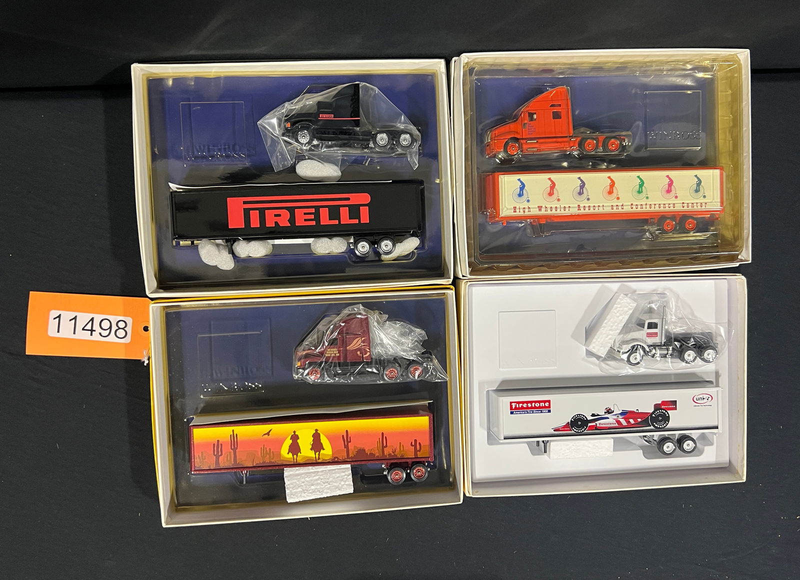 Winross Resort Western Firestone Pirelli Truck Toy Auction
