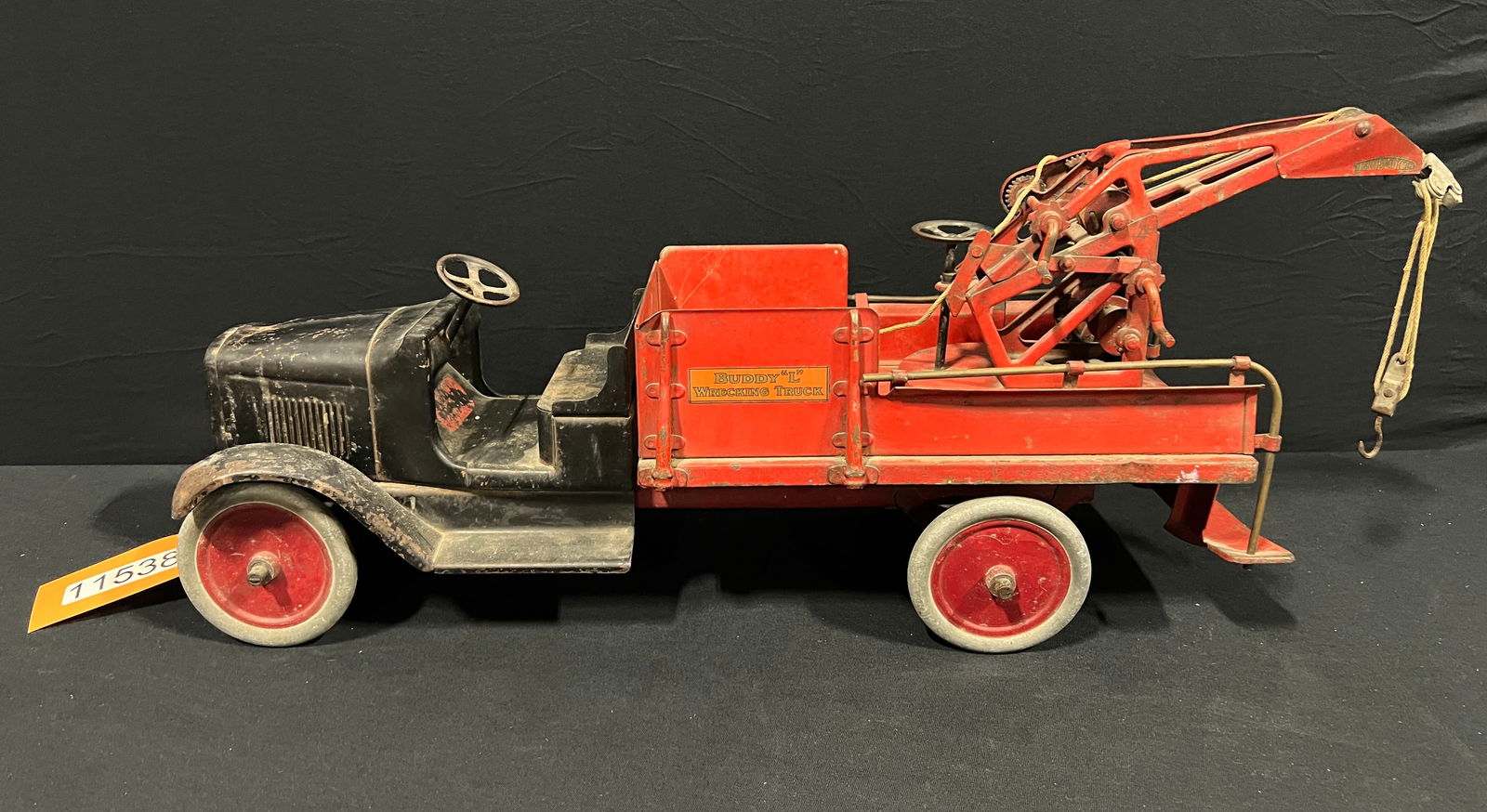 Buddy L Wrecking Tow Truck Pressed Steel Toy Auction