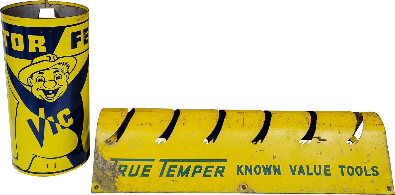 Victor Feeder And True Temper Tool Display Auction