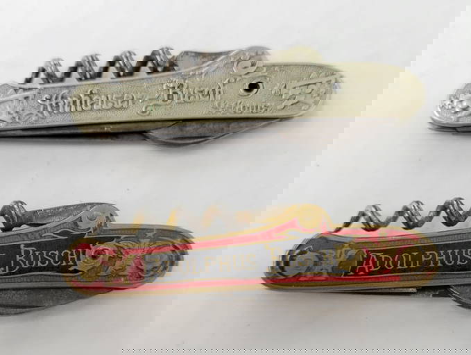 Adolphus Busch And Anheuser Busch Pocket Knives