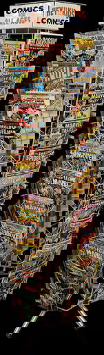 1950's Comic Book Revolving Rack Stand Display