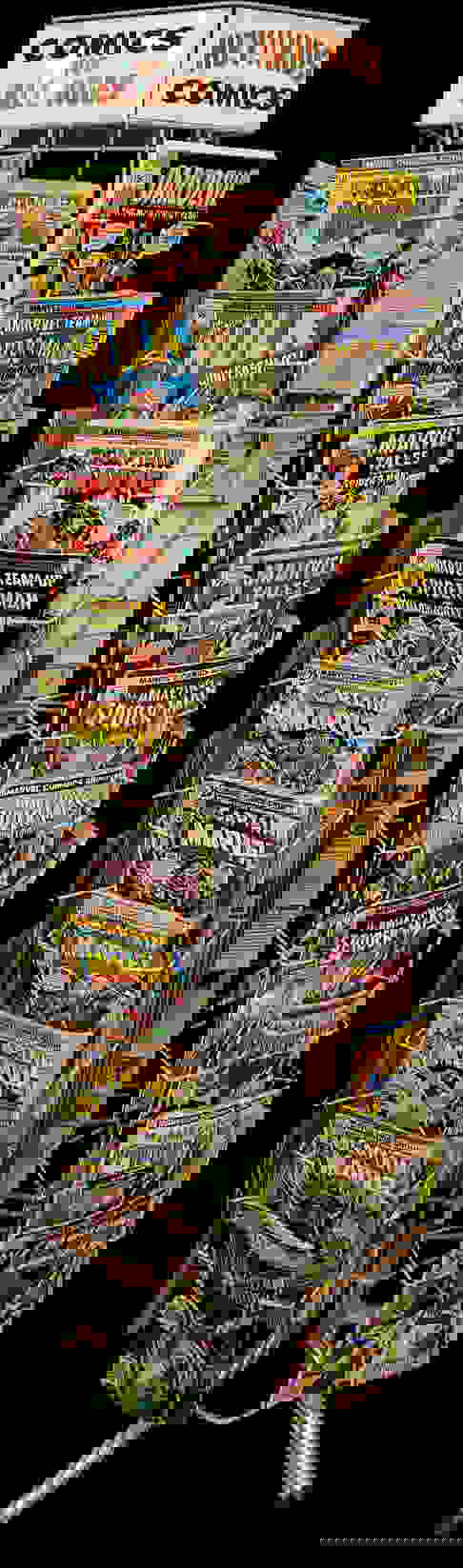 1950's Comic Book Revolving Rack Stand Display Auction