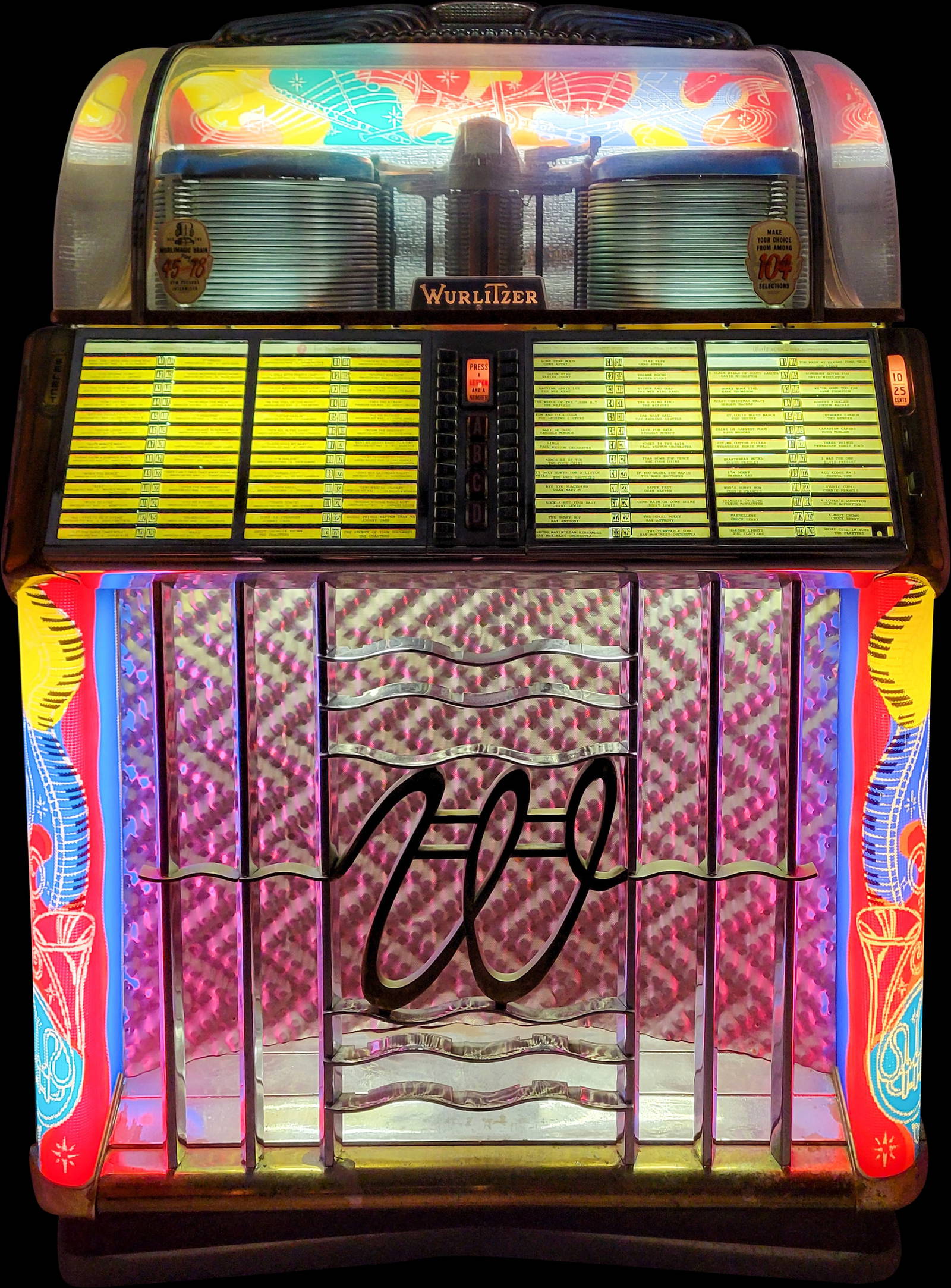 1952 Wurlitzer 1500 Jukebox Auction