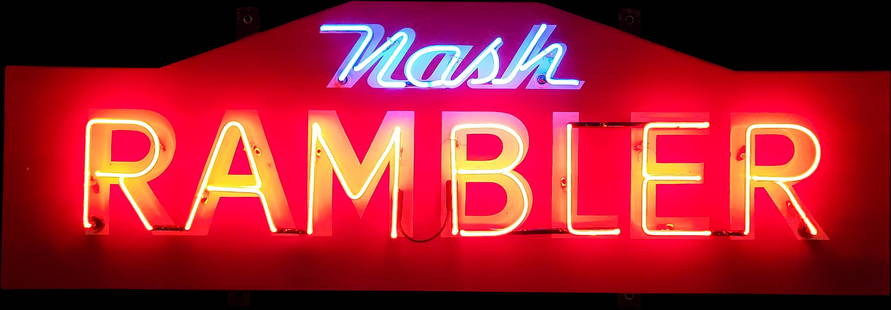 Nash Double Sided Neon Sign Auction