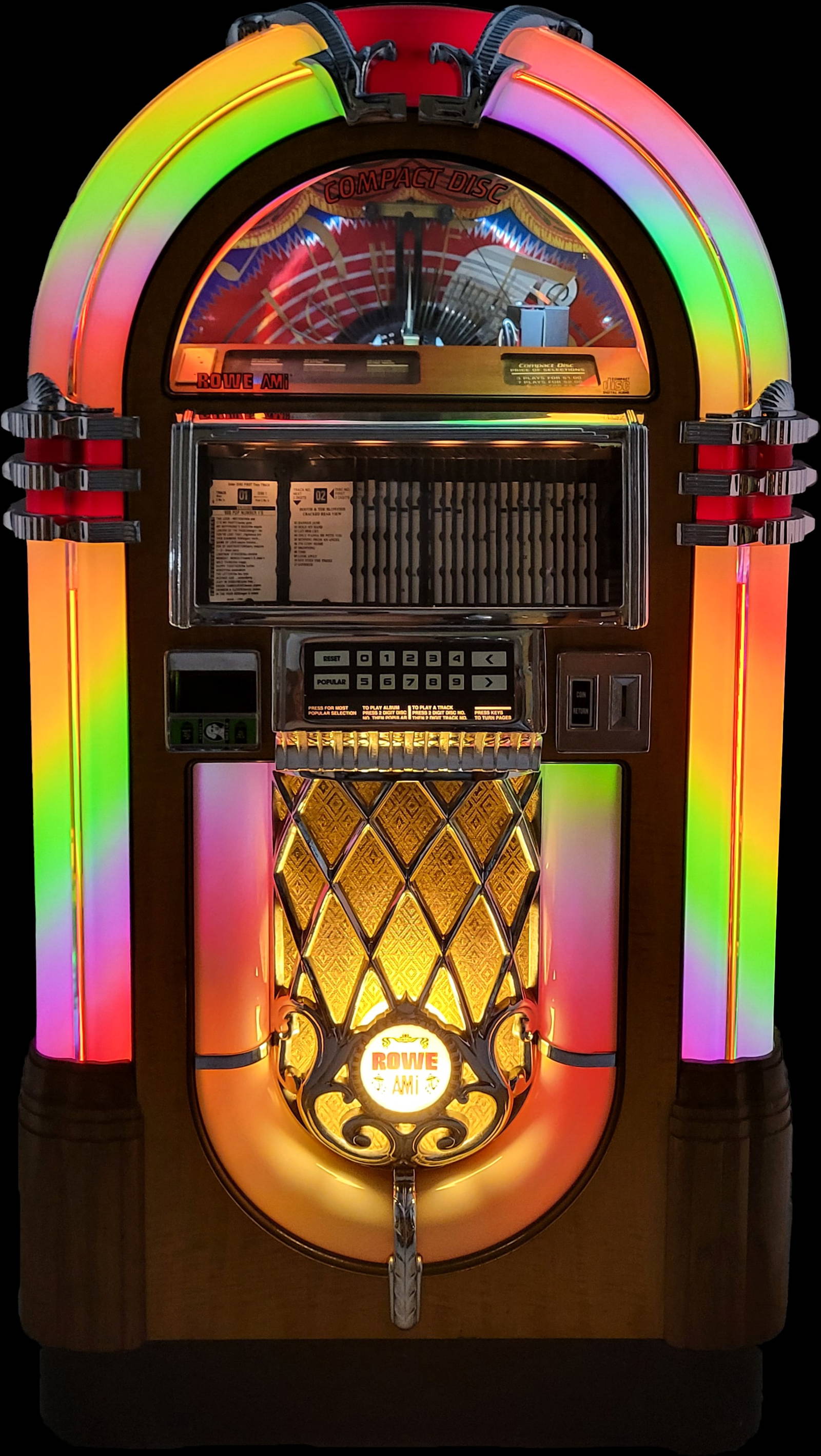 1993 Rowe Ami Model 1015 Bubbler Jukebox Auction