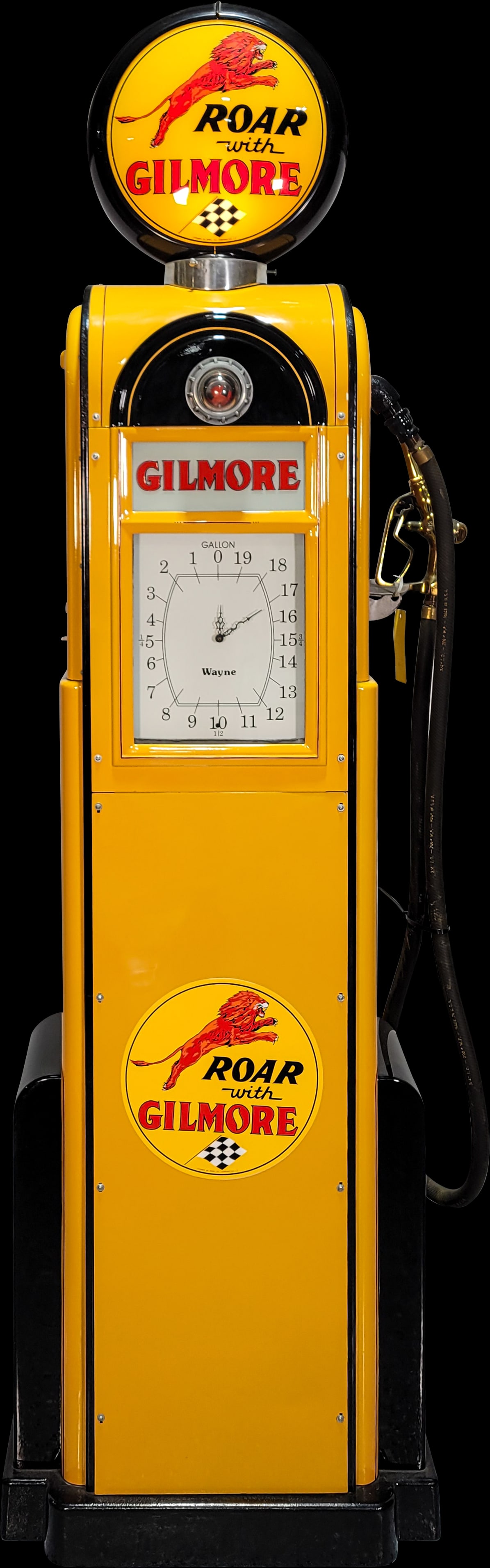 Wayne 60 Narrow Gas Pump Roar With Gilmore Auction