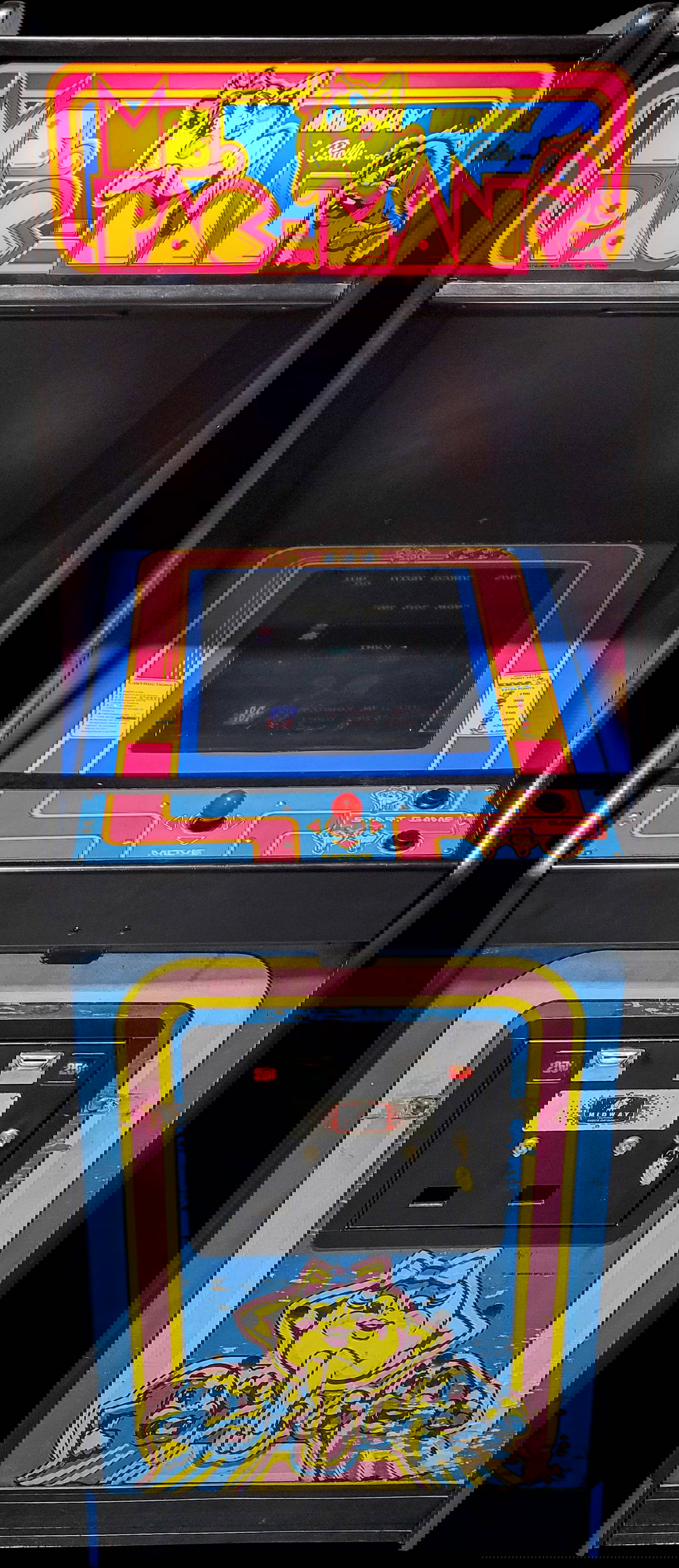 Bally Midway Ms. Pac-man Coin Op Arcade Game Auction