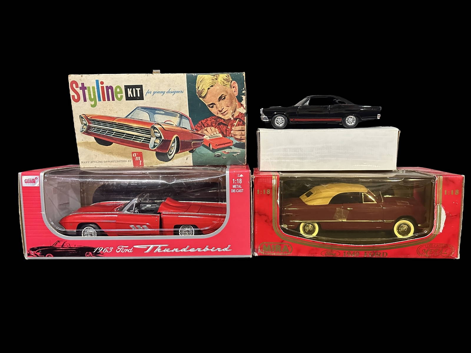 Anson 1963 Ford Amt 1966 Fairlane Skyline Kit Mira 1949 Ford Model Kit ...