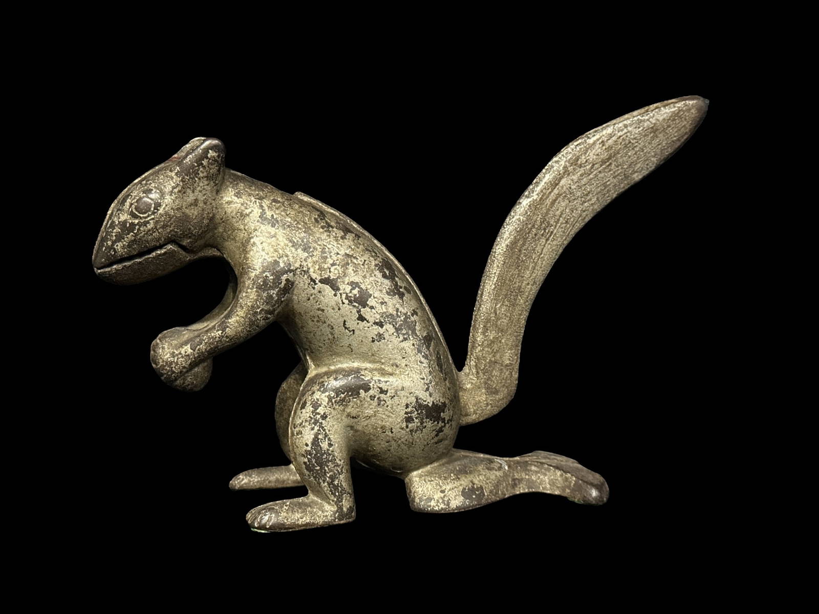 Cast Iron Squirrel Nut Cracker With Tail Lever Auction