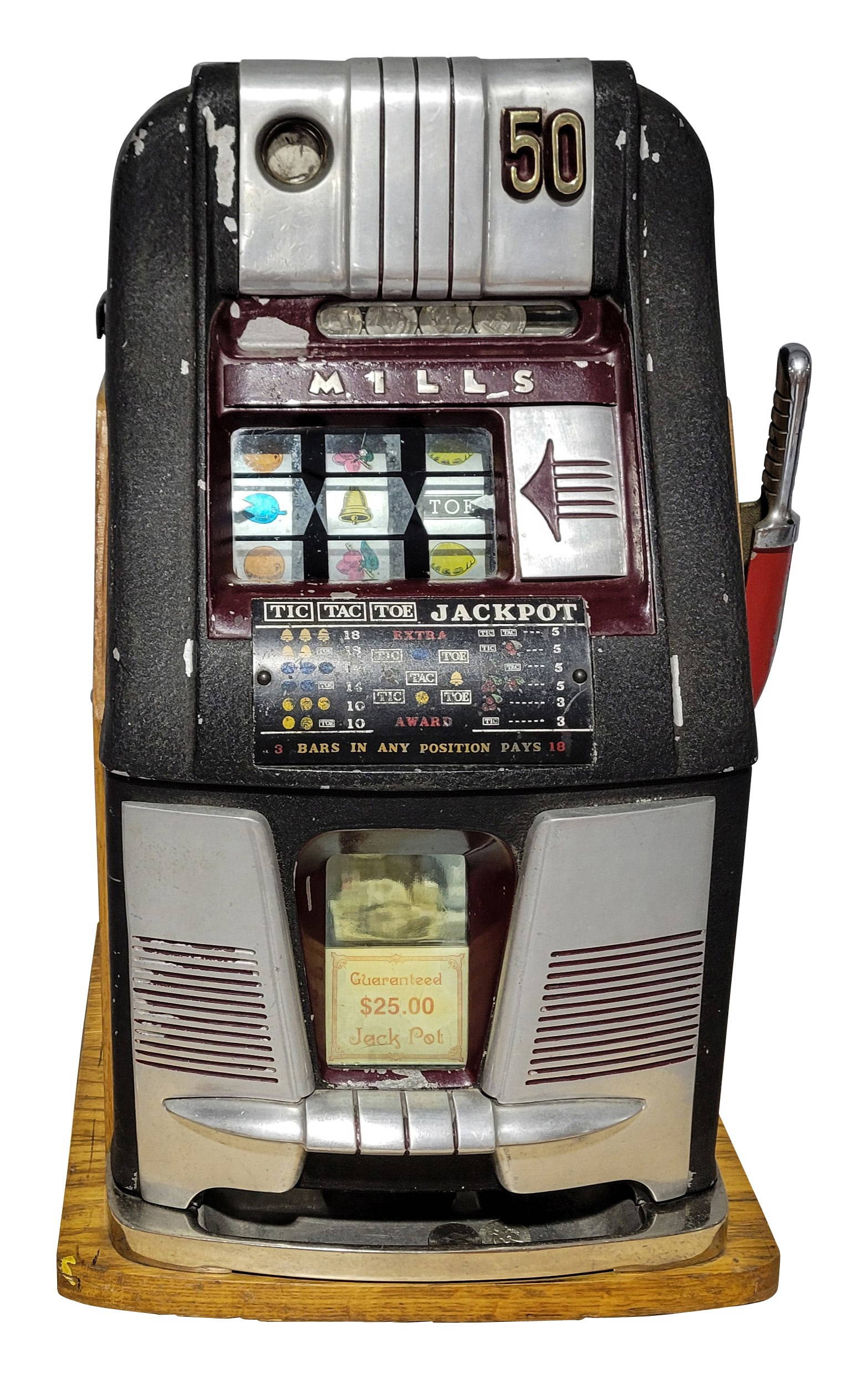 Mills Half Dollar High Top Slot Machine Auction