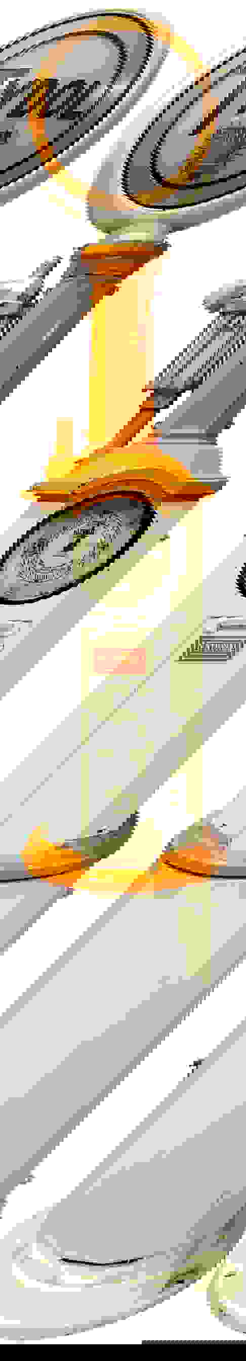 National Simplex Clock Face Gas Pump W/ Complete Tydol Ethyl 15" Globe ...