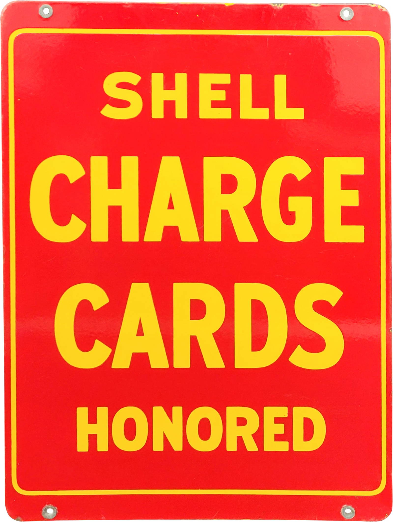 Shell Charge Cards Honored Dsp Sign Auction
