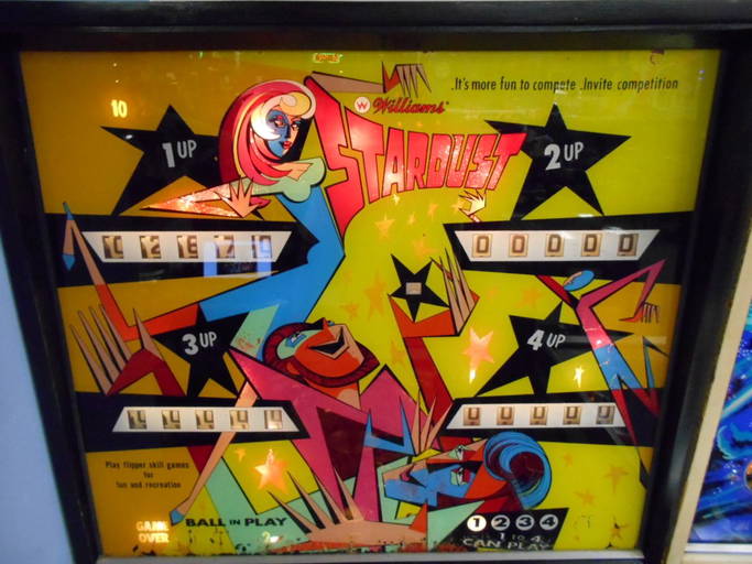 1971 Stardust pinball machine by Williams - Mar 28, 2015 | Rockabilly ...