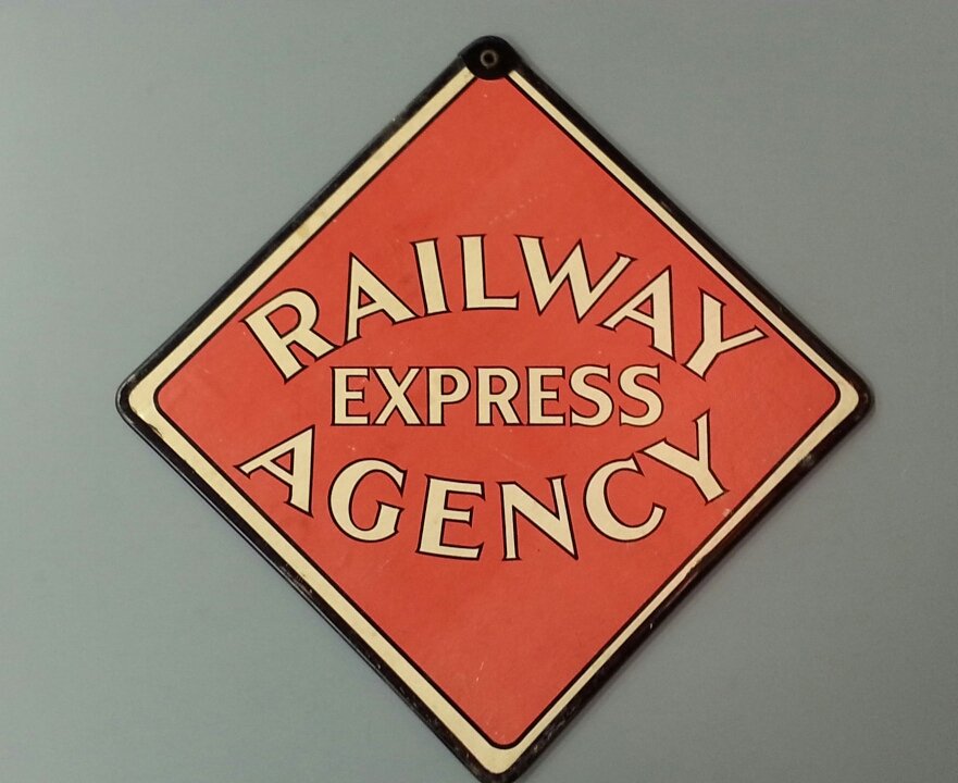 Railway Express Agency Office Sign