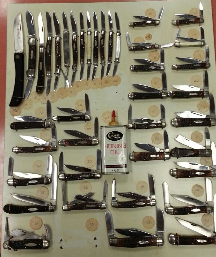 1970's New Old Stock Case Knife Collection