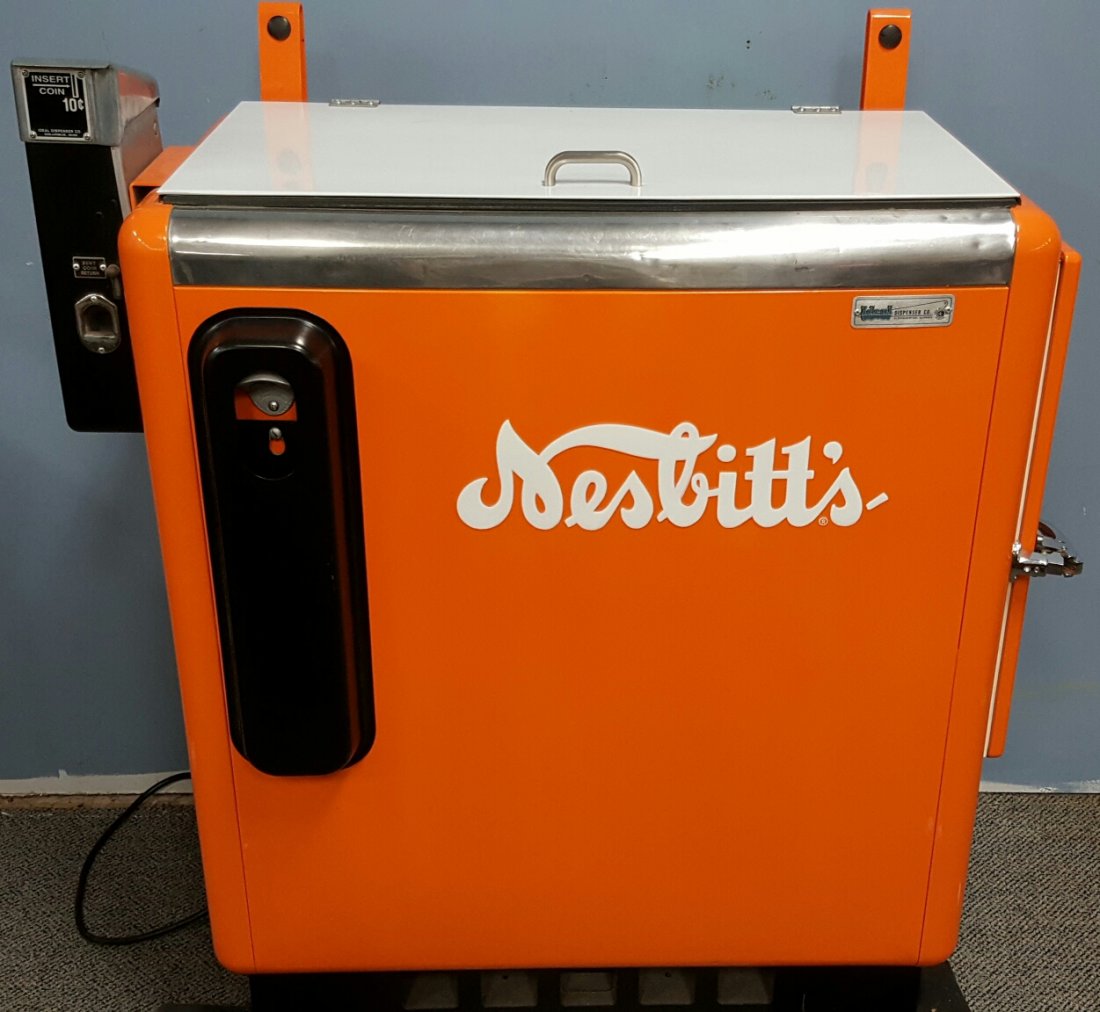 Restored Embossed Nesbitt's Cooler - Oct 01, 2016 | Rockabilly Auction ...