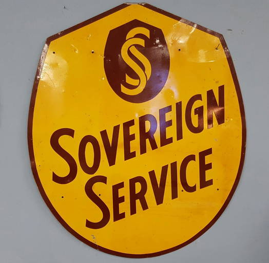 Sovereign Service Metal Sign