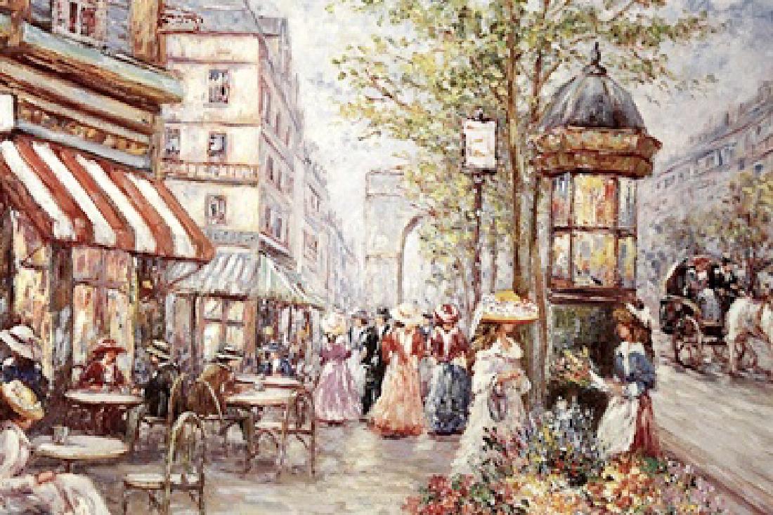 BELA BODO Signed, Framed Oil Painting Impressionist