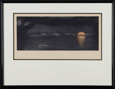 Eng Tay (1947 ) Malaysia O/c Titled "longing"