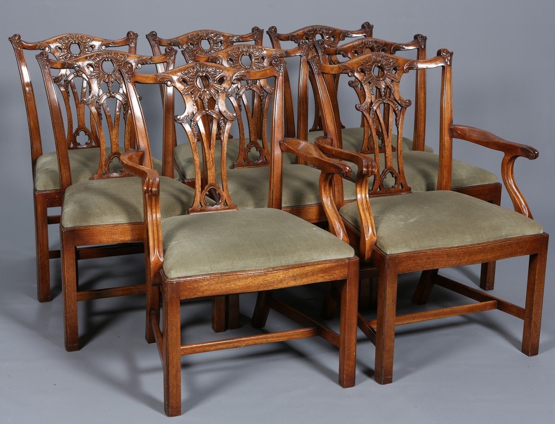 A SET OF EIGHT BEVAN FUNNELL REPRODUX MAHOGANY DINING - Dec 06, 2016 ...