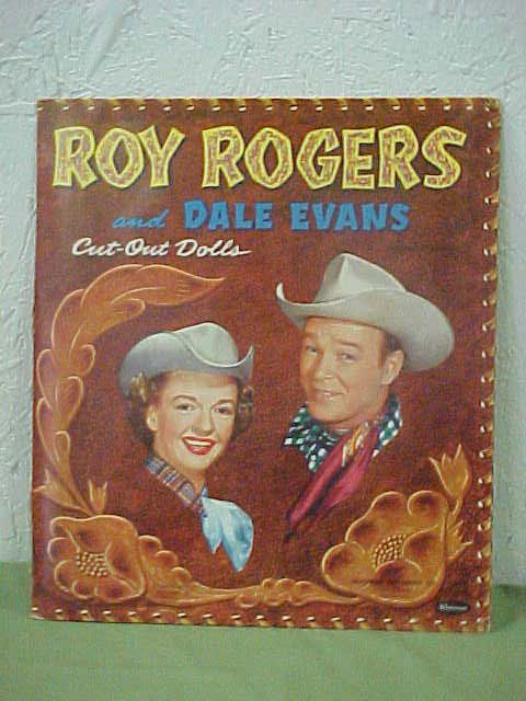 Roy Rogers paper doll book. Original.
