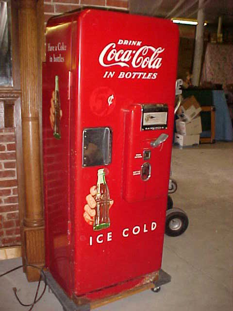 217: Cavalier Model C-51 5 cent Coca Cola machine.